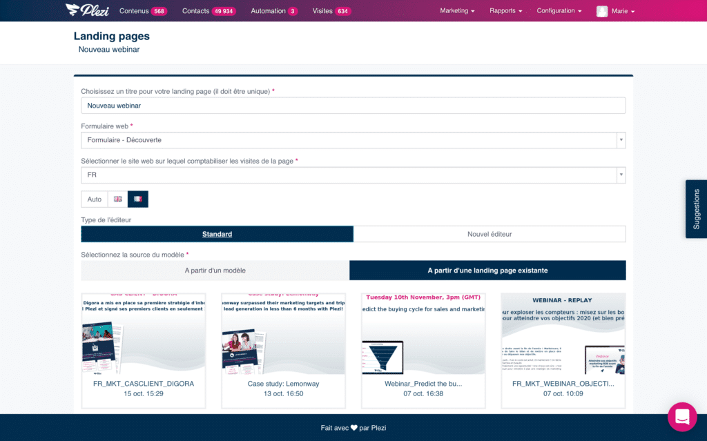 4 exemples pour créer une landing page qui convertit